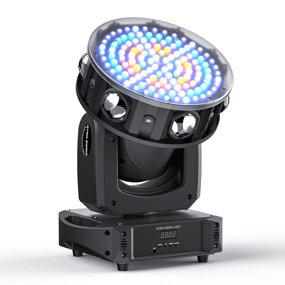 Mini LED 6X15W RGBW Moving Head Lighting 138PCS Bulbs Beam Lights DMX5 ...